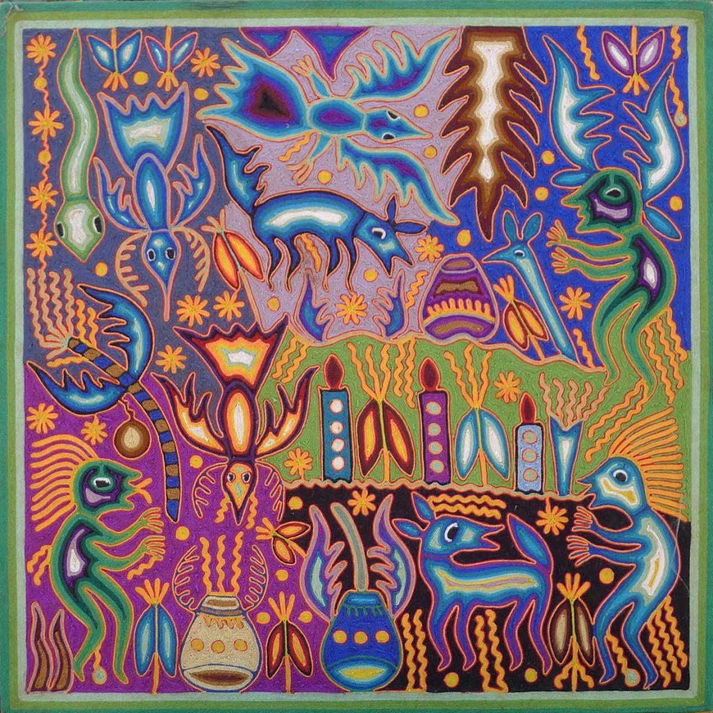 Octopus's Garden hostel - Huichol art gallery - Tatewari (Dios Fuego)