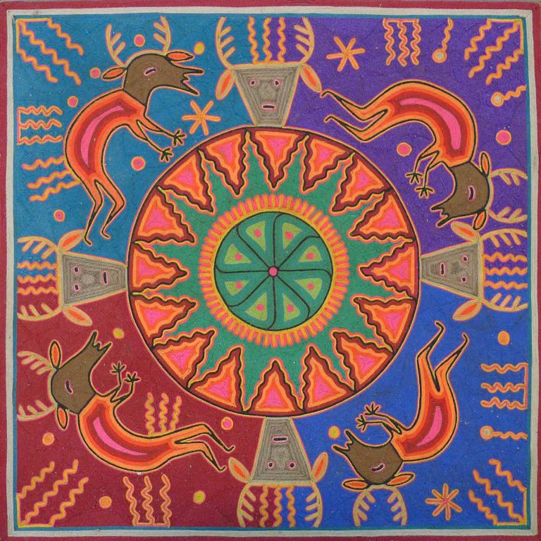 Octopus's Garden hostel - Huichol art gallery - Tatewari (God of Fire)