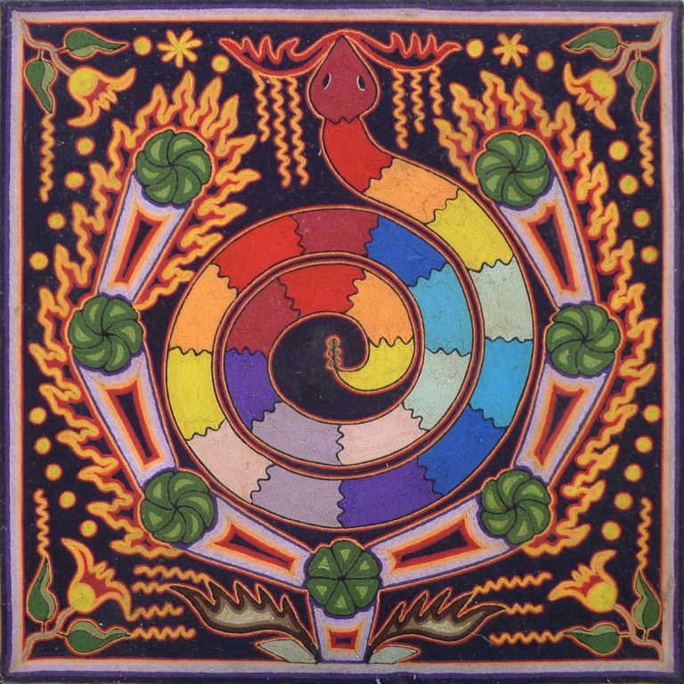 Octopus's Garden hostel - Huichol art gallery - Tatewari (Dios Fuego)